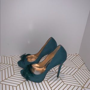 Badgley Mischka | Shoes | Badgely Mischka Ginnie Peep Toe Heel | Poshmark